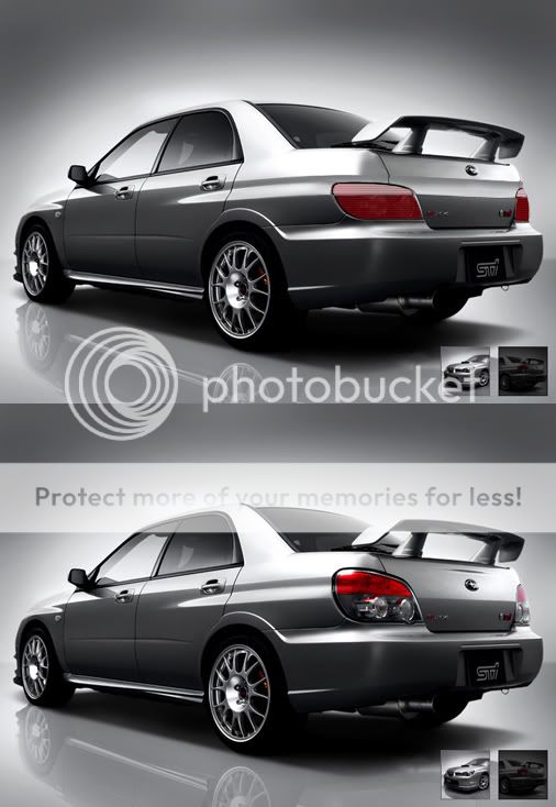 STI new rear end (photoshop) | VW Vortex - Volkswagen Forum