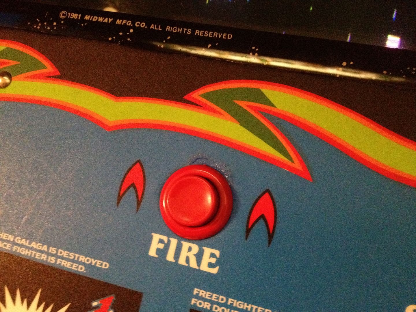 Attn Tighe: Galaga Control Panel Touch Up | Museum of the Game ...