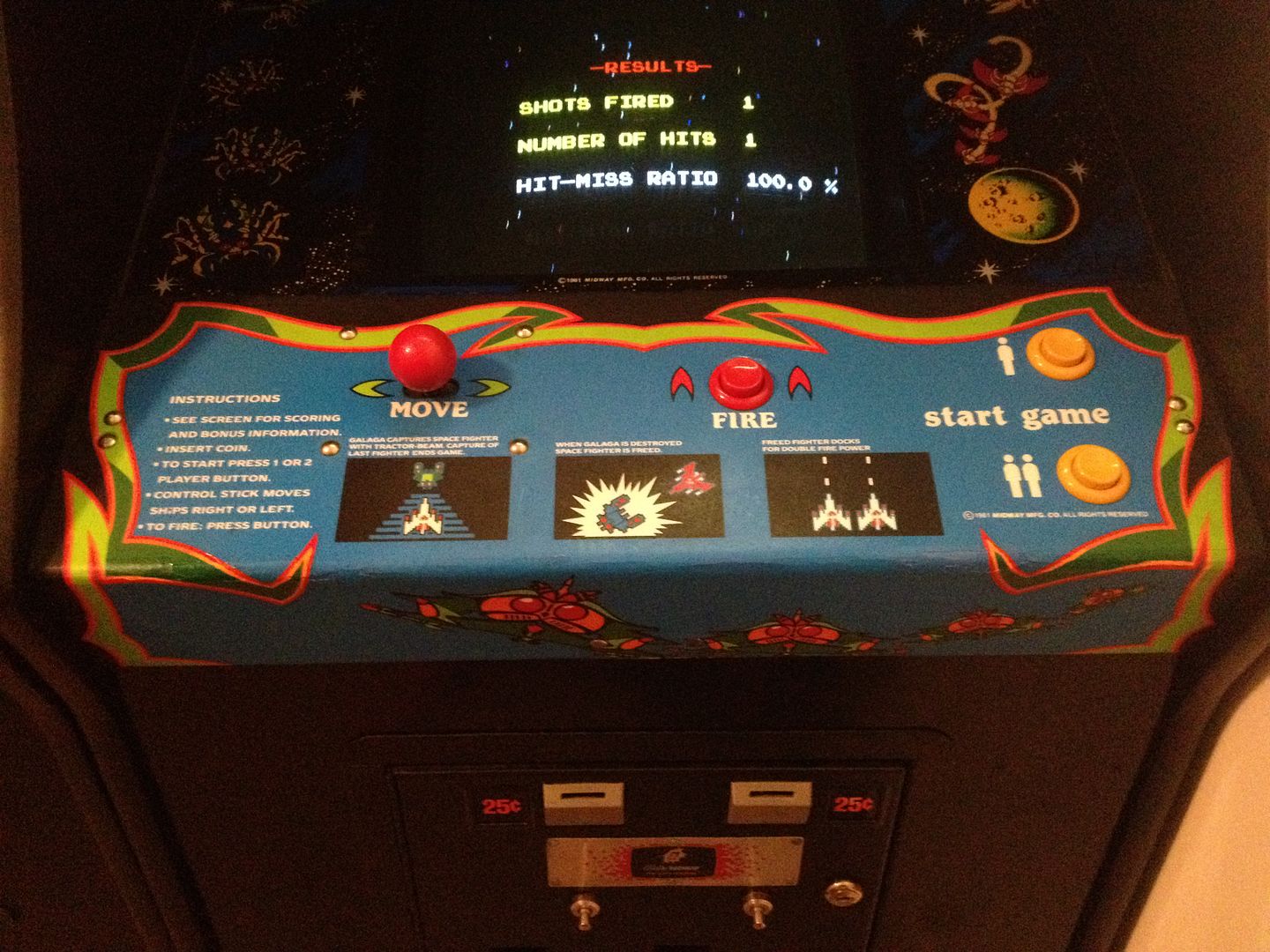 Attn Tighe: Galaga Control Panel Touch Up | Museum of the Game ...