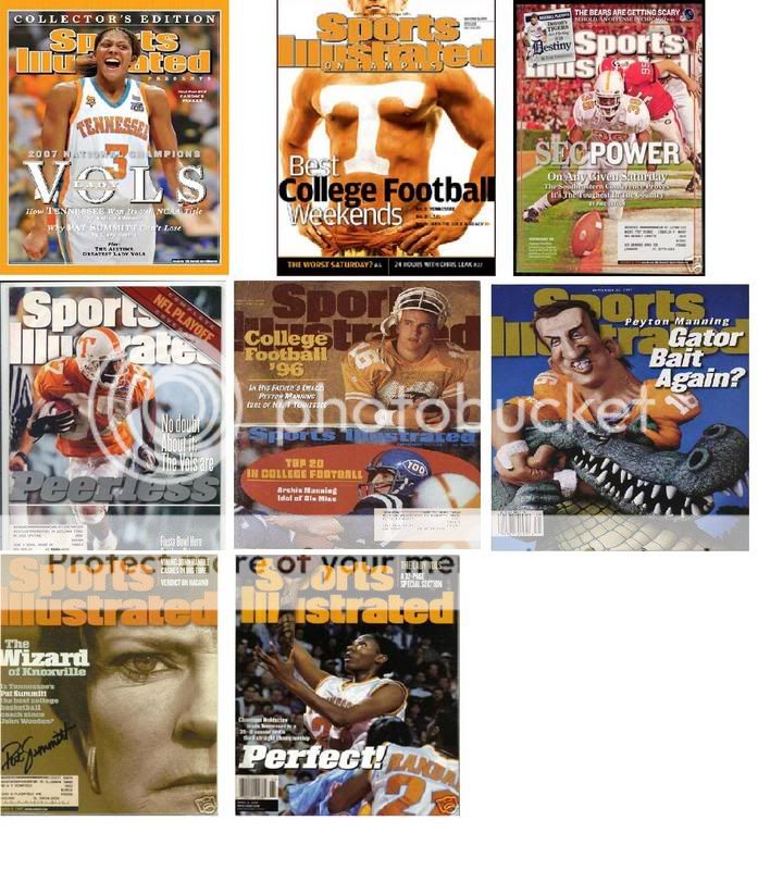 Sports Illustrated Cover, how many UT covers? | VolNation.com