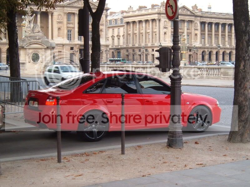 Red RS6 in Paris | VW Vortex - Volkswagen Forum
