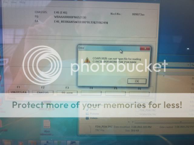 NCS Expert coding faulty