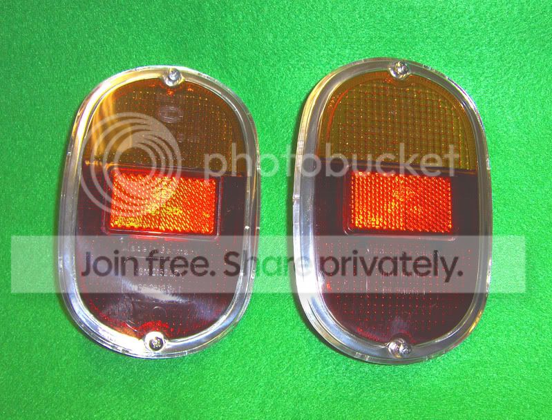 Bus Tail Light Lens Set 1962-71 New German Hella $75 + Shipping | VW ...