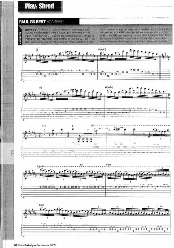 Scarified-Paul Gilbert question - forum topic | Ultimate Guitar
